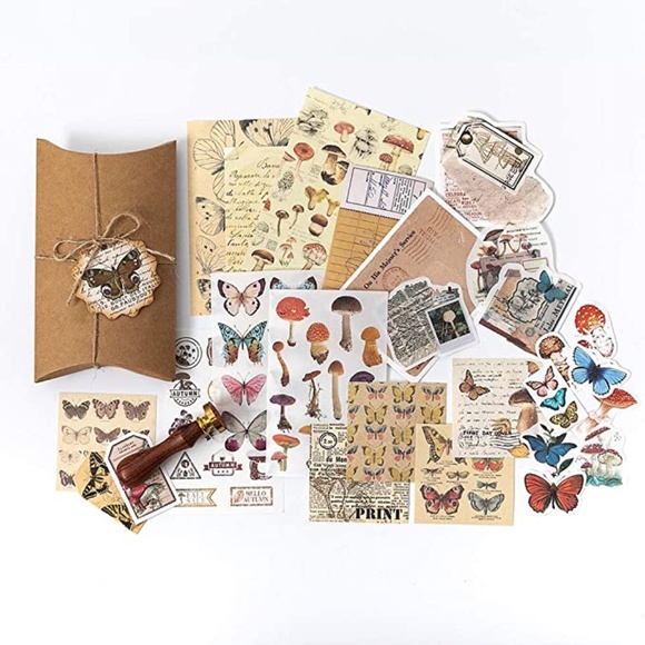 Design | Vintage Scrapbooking Diy Stickers Pack | Poshmark